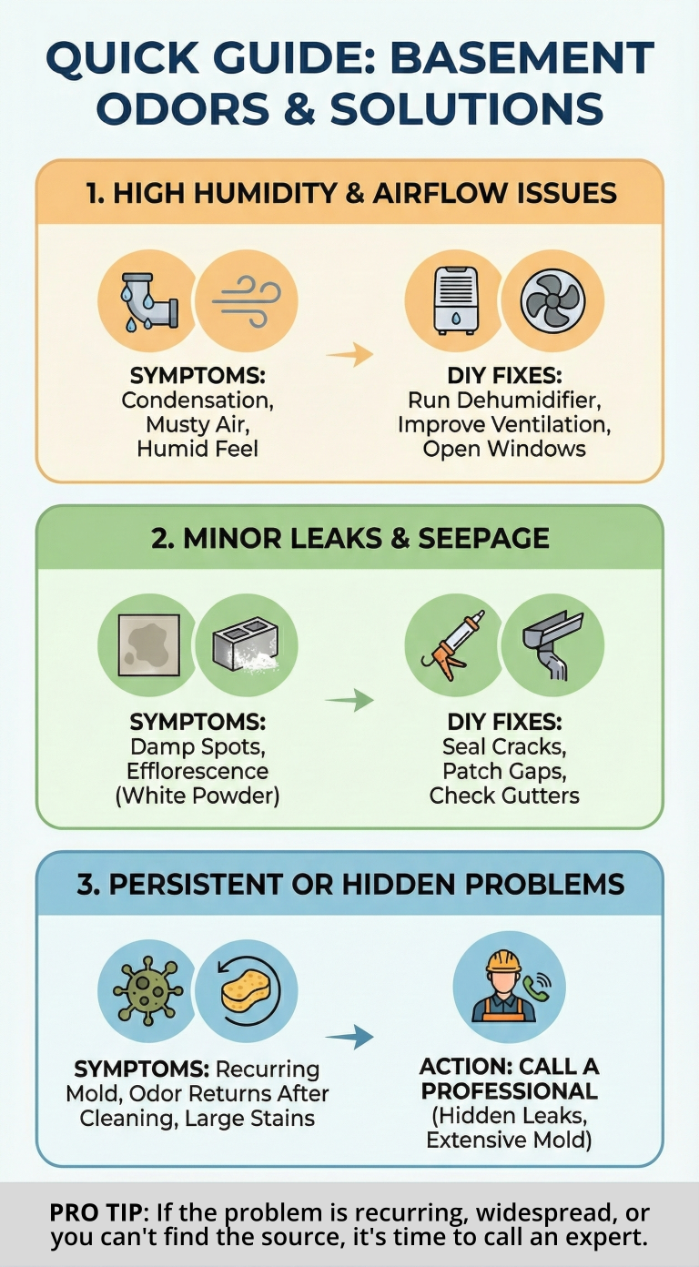 10 Proven and Easy Steps to Get Rid of a Musty Basement Smell